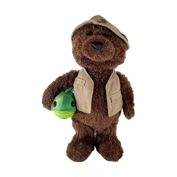 Gund | Accents | Gund Boris Animated Dancing Singing Fisherbear 208 Hooked On A Feeling Works ...